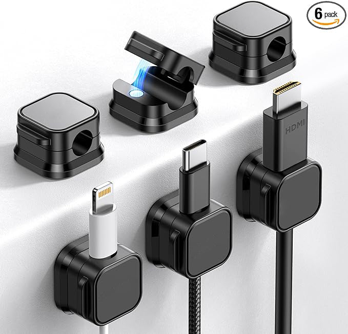 magnetic cable wire clips