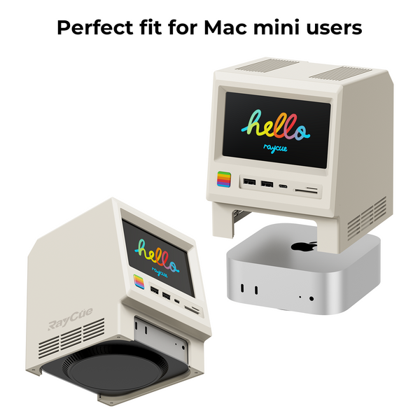 RayCue 128K Series: The Retro-Inspired Dock for Your Mac mini