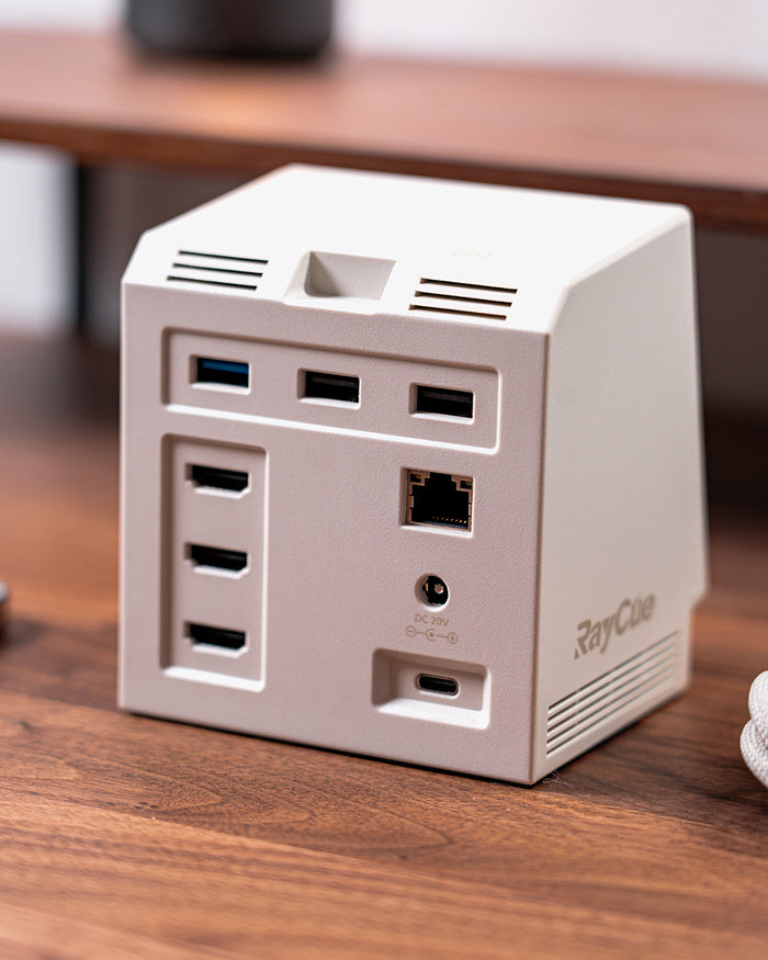 RayCue 128K: Retro Style Multifunctional Dock w/ Display