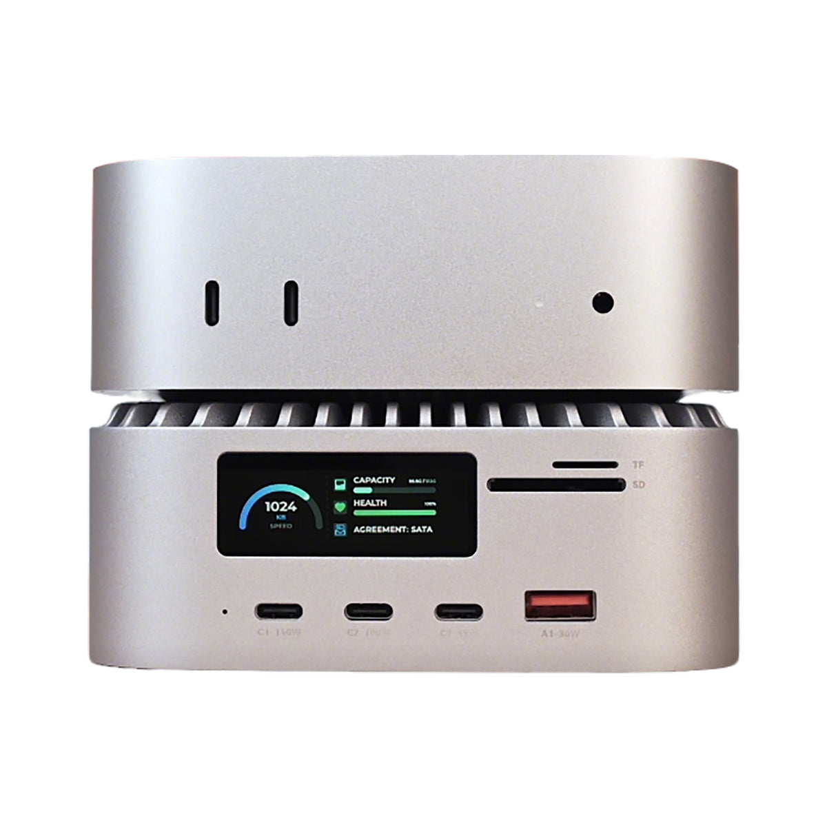 RayCue ALL-in-One Charger Dock For Mac Mini M4