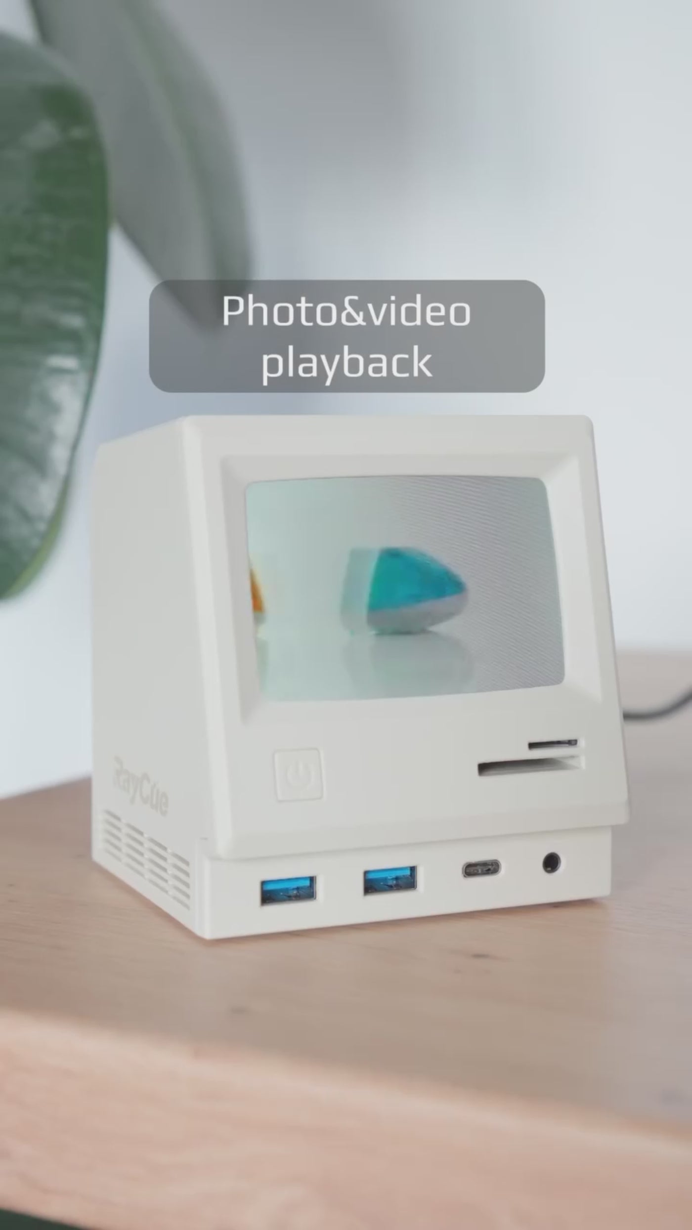 RayCue 128K: Retro Style Multifunctional Dock w/ Display